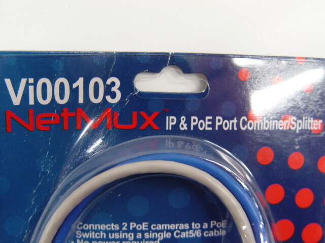 Vigitron Vi00103 NetMux IP & PoE Port Multiplexer Combiner/Splitter for ...