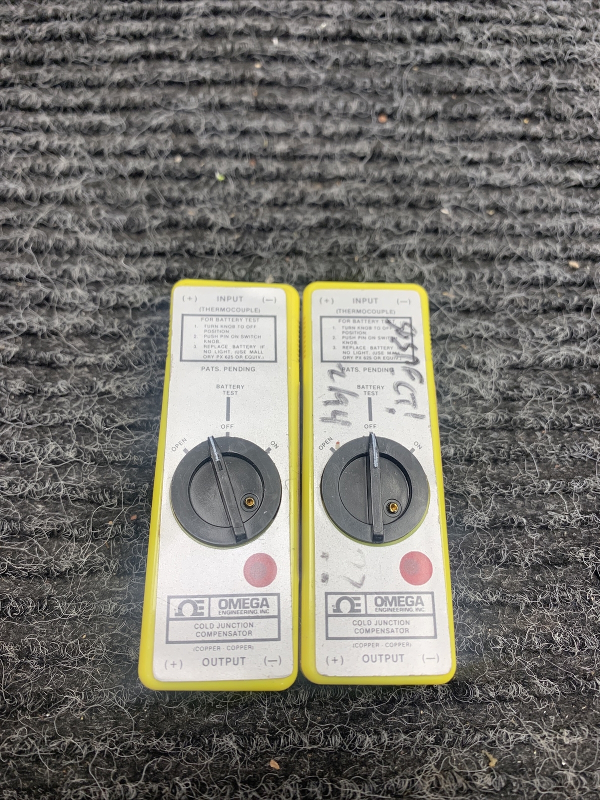 Used Lot of 2 Omega Cold Junction Compensator Thermocoupler Yellow | eBay