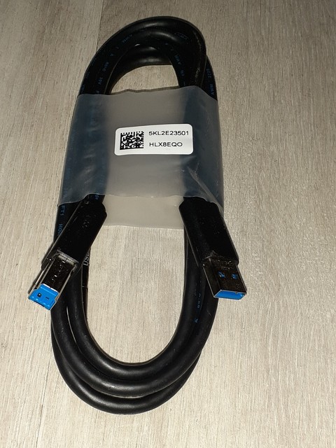 Genuine Dell USB 3.0 SuperSpeed A/b Upstream Cable 6ft 5KL2E23501 for ...