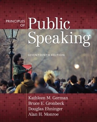 Principles of Public Speaking Paperback 9780205653966 | eBay Australia
