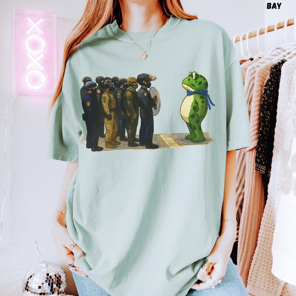 Portland Freedom Frog Anti Ice T-shirt, Resistance Tee Protest Shirt ...