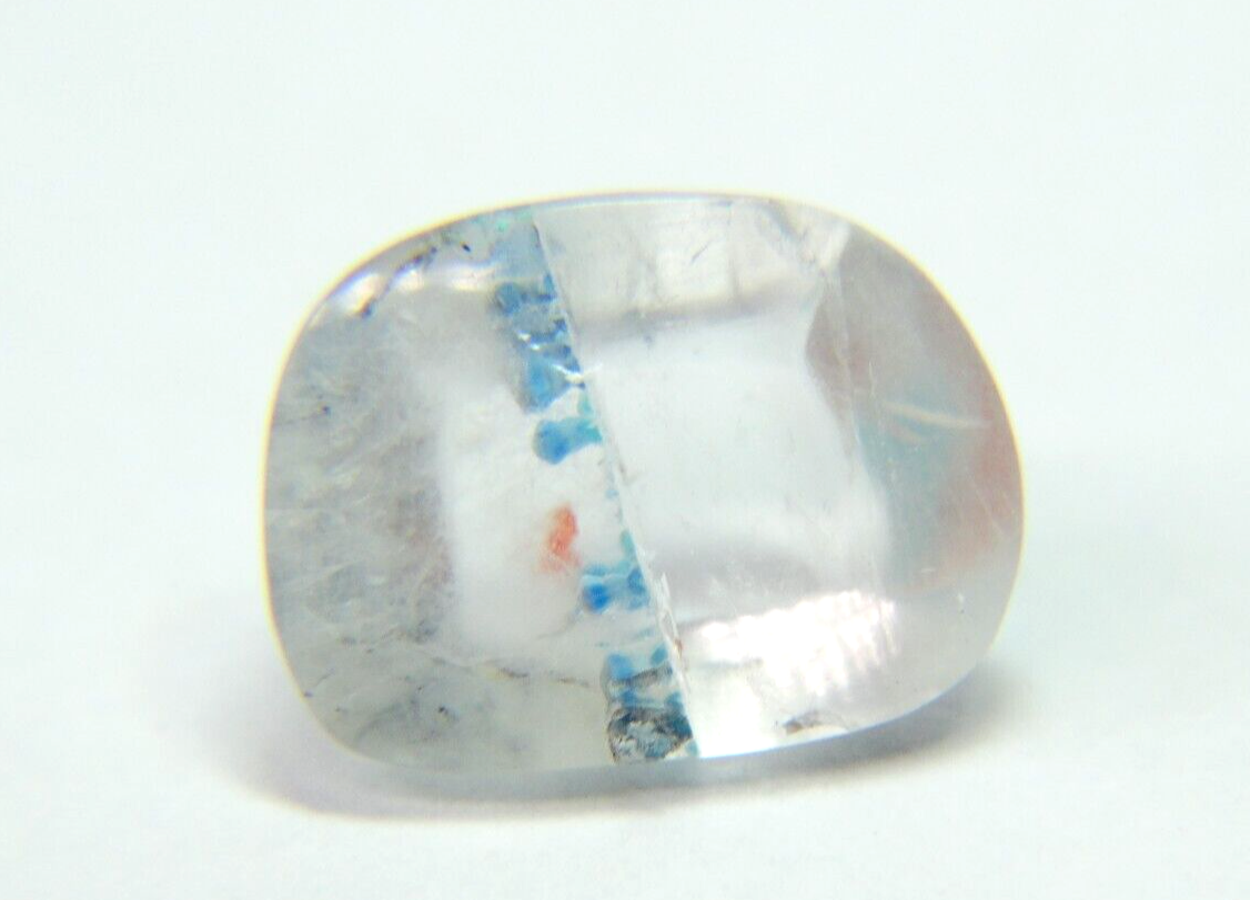 P-2 Paraiba Quartz Gilalite 2.59ct 11x8x4mm Brazil Medusa Quartz free ...