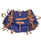 Original Romanian Army Canvas Rucksack - Blue-Adjustable- Military ...