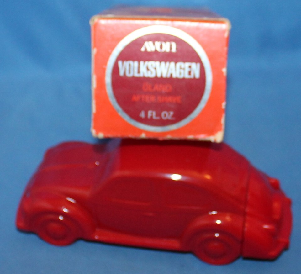 Vintage Avon Red Volkswagen Oland After Shave Decanter Bottle (Full ...