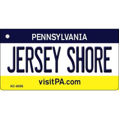 Jersey Shore Pennsylvania State License Plate Tag Key Chain KC-6056 | eBay