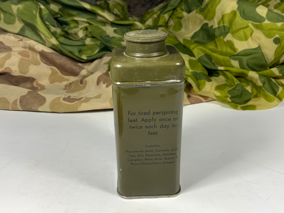 US Army Foot Powder 3 oz USGI Tin - Stock # 1245800 #28 | eBay