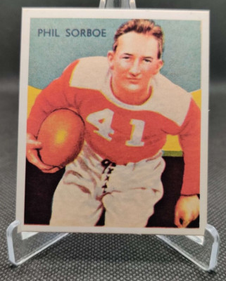 1985 REPRINT 1935 National Chicle Football Stars #14 Phil Sorboe ...
