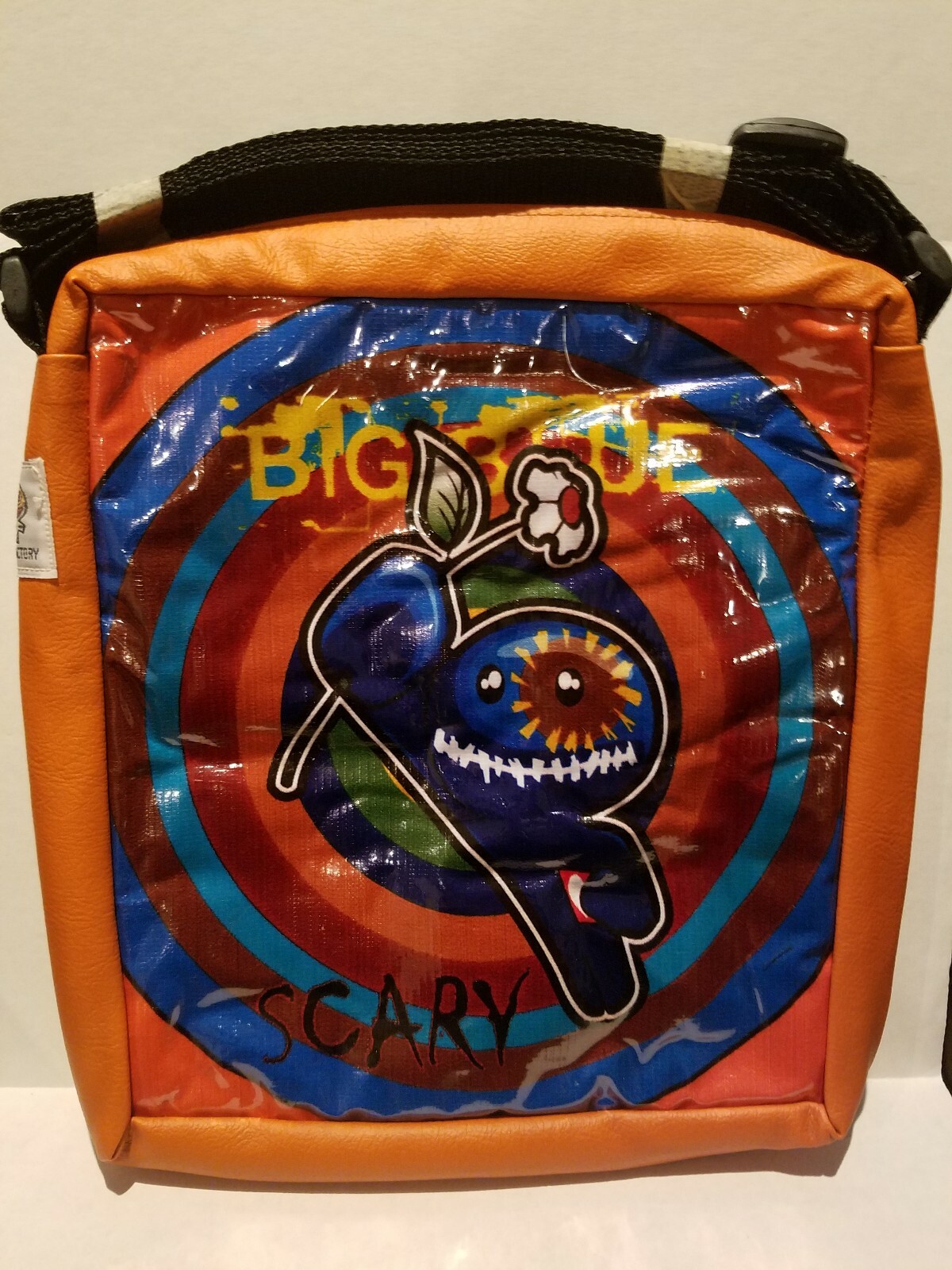 Padded Orange Scary Factory Tote, Purse, Carry case, Girls, Teens 9x10 ...