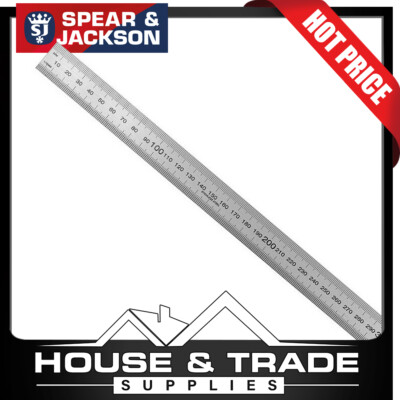 Spear & Jackson Ruler 600mm Stainless Steel Rule SJ-SSR600 | eBay Australia