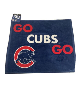 Chicago Cubs rally towel 15 X18🔥🔥 Display , bowling, gym 🔥🔥⚾️⚾️ MLB | eBay