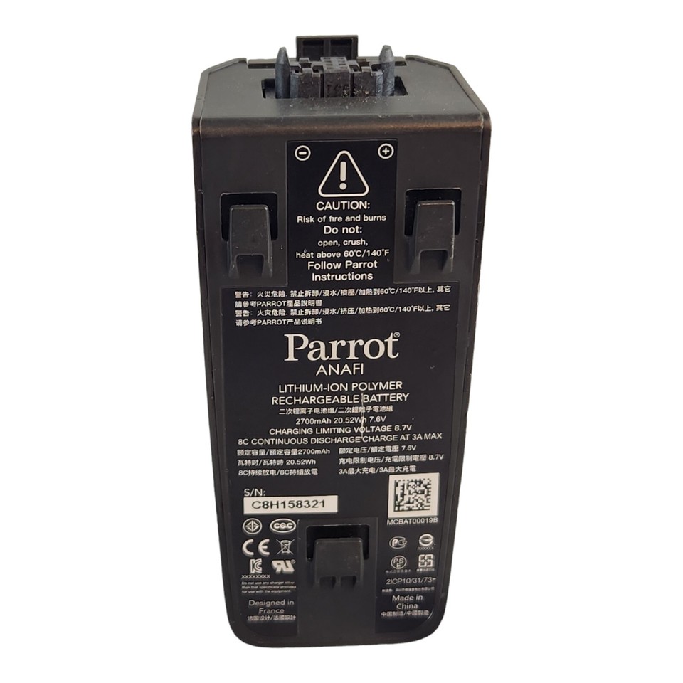 Battery for Parrot Anafi Extended FPV Thermal Work PF070312 Drone 2.7Ah ...