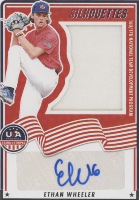 2025 Panini Stars and Stripes - USA Signatures Silhouettes Ethan ...