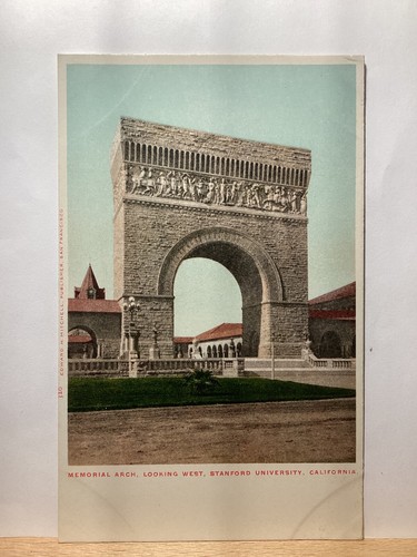 Memorial Arch Looking West, Stanford University California - Vintage ...