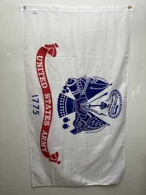US Army Crest Flag United States Army Branch Flag Polyester 3x5 ft Flag ...