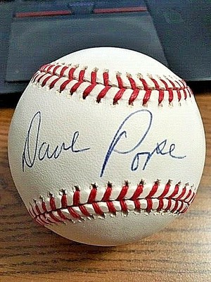 DAVE POPE SIGNED AUTOGRAPHED OAL BASEBALL! Orioles, Indians!! | eBay