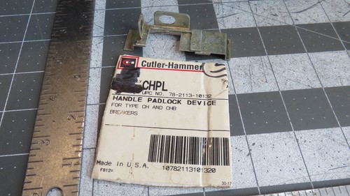 EATON CUTLER HAMMER CHPL CHPLCS Type CH Breaker Padlock Lockout Device ...