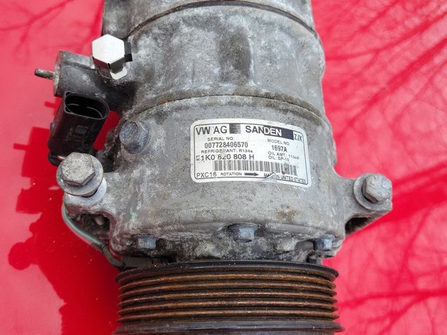 2016 2018 Volkswagen Jetta 1.4l AC Compressor OEM 1K0820808H for sale ...