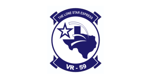 4" us navy vr-59 fleet logistics support sq lone star sticker decal usa ...