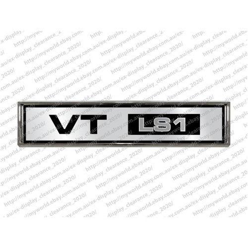 #2557 CHROME BADGE TO SUIT HOLDEN VT LS1 COMMODORE CONSOLE CUSTOM CAR ...