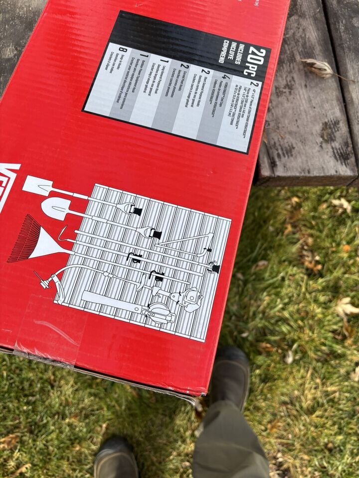 CRAFTSMAN 20 pieces VERSATRACK GARAGE organization accessory kit ...