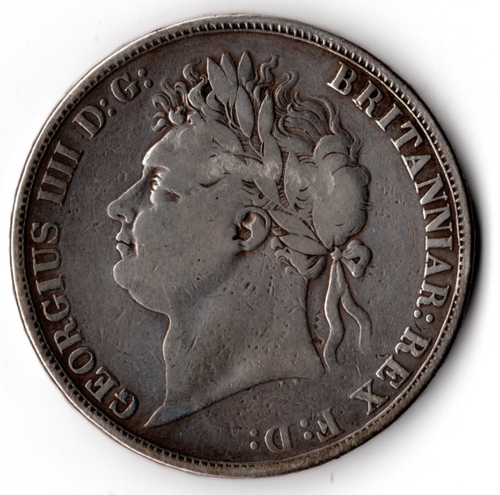 1821 George IV Silver Crown. Edge SECUNDO. Collectable Grade. | eBay UK