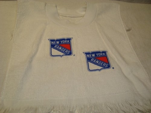 New York Rangers NHL Hockey Handmade/Tea Towel Children's/Baby Bib NEW ...