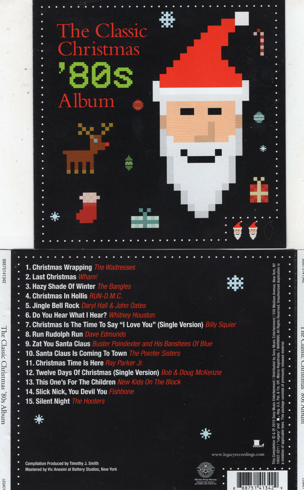 The Classic Christmas 80's Album by Various Artists (CD, Oct-2015 ...