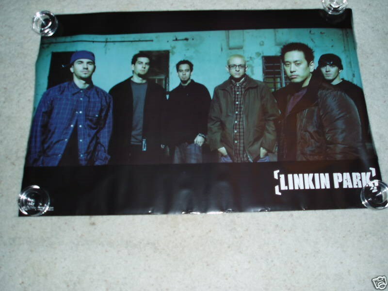 Linkin Park Poster Band Shot Black Border | eBay