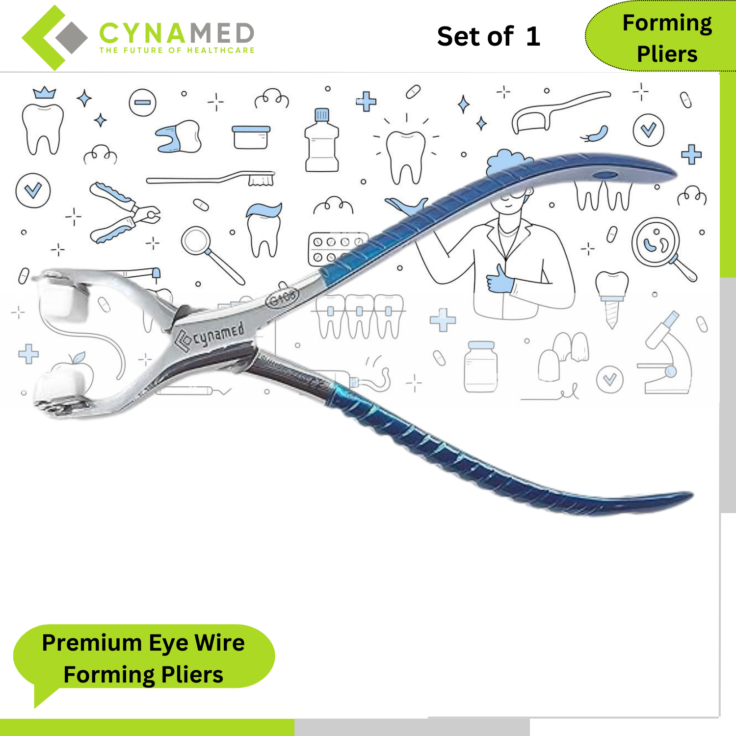 Cynamed Premium Eye Wire Forming Pliers Repairing Plier Optical Hand ...