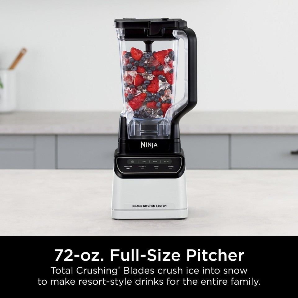 Ninja Grand Kitchen System 1200 Watts, Blender, 4 Preset Auto-iQ ...