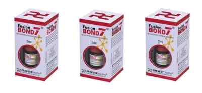 3 x Dental FUSION BOND 7 Self Etch 7th Generation Bond 5ml Pack | eBay