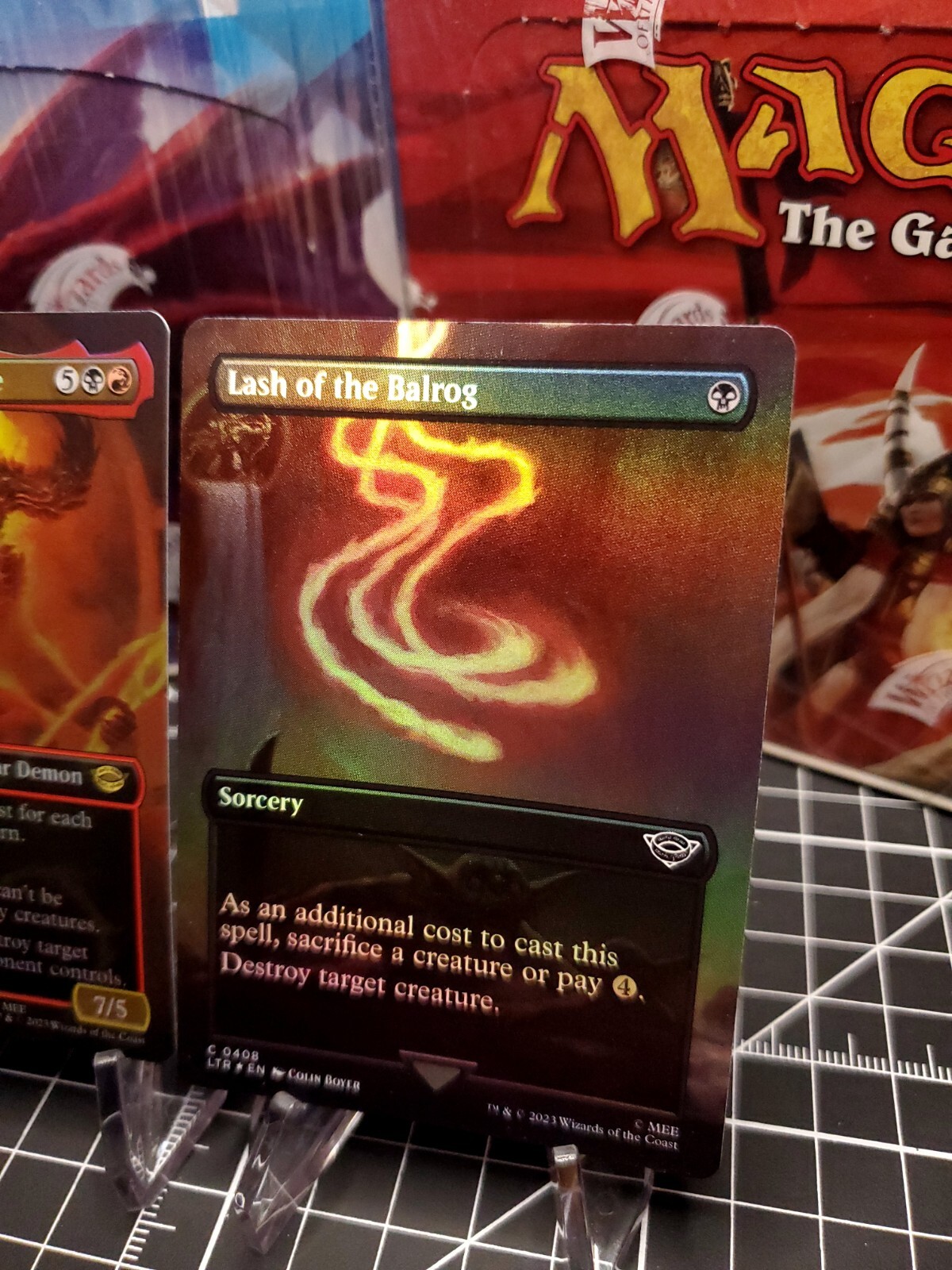 MTG Lord of Rings The Balrog Durins Bane & Lash of the Balrog ...