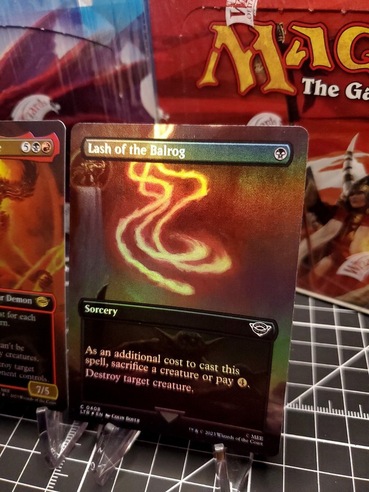 MTG Lord of Rings The Balrog Durins Bane & Lash of the Balrog ...