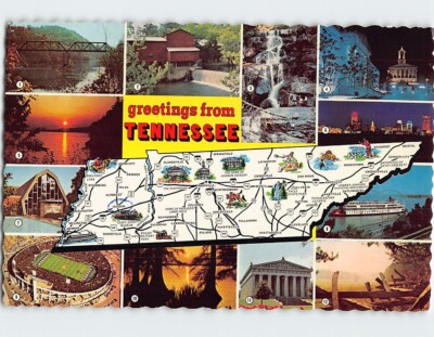 Postcard Greetings from Tennessee USA | eBay