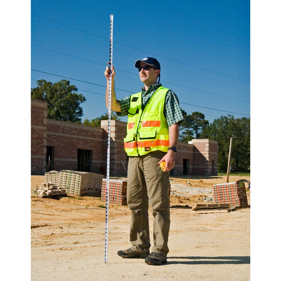 Keson Pocket Rod Combination Builder’s Rod & Surveyor’s Pole 10ths ...