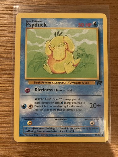 Pokémon TCG Psyduck Team Rocket 65/82 Regular Unlimited Common | eBay