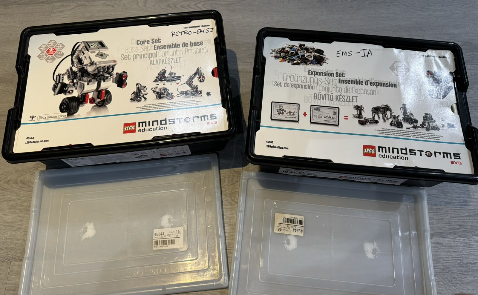Lego Education: Mindstorms Ev3 Core Set (45544) and Expansion Set ...