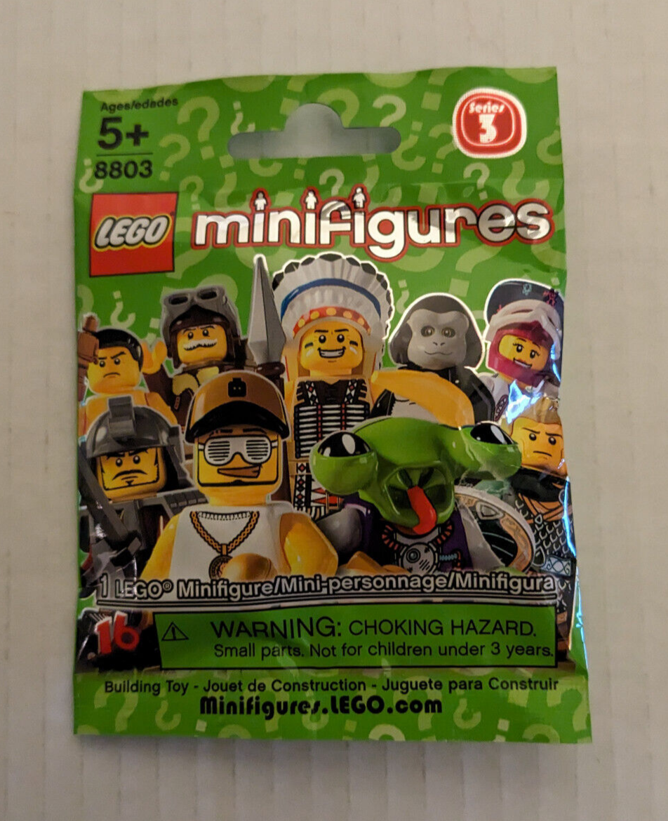 LEGO 8803 Series 3 Collectible Minifigure Tribal Chief Sealed NEW | eBay