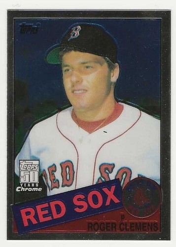 2001 Topps Chrome - Through the Years Reprints Roger Clemens #31 for ...