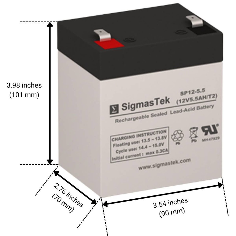 (16-PACK) APC RBC140 UPS Battery Replacement Set of 16 - 12V 5.5Ah by ...