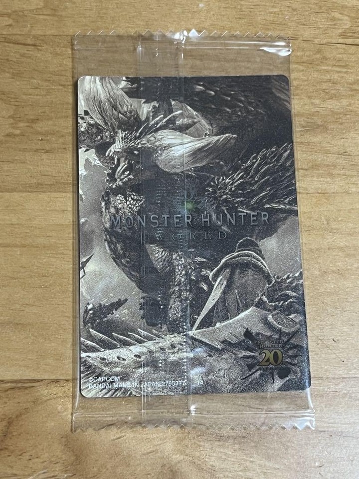 Monster Hunter 20th Anniversary Wafers Illustration Card MHW ...