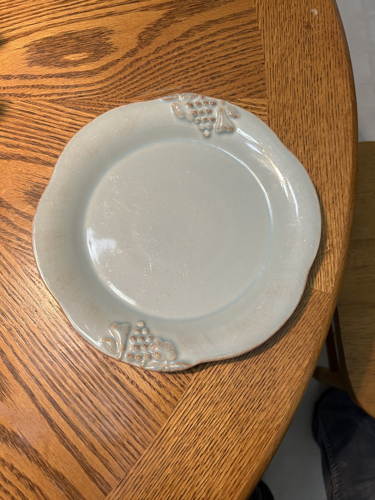 Casafina Madeira Harvest Robin Egg Blue Salad Plate | eBay