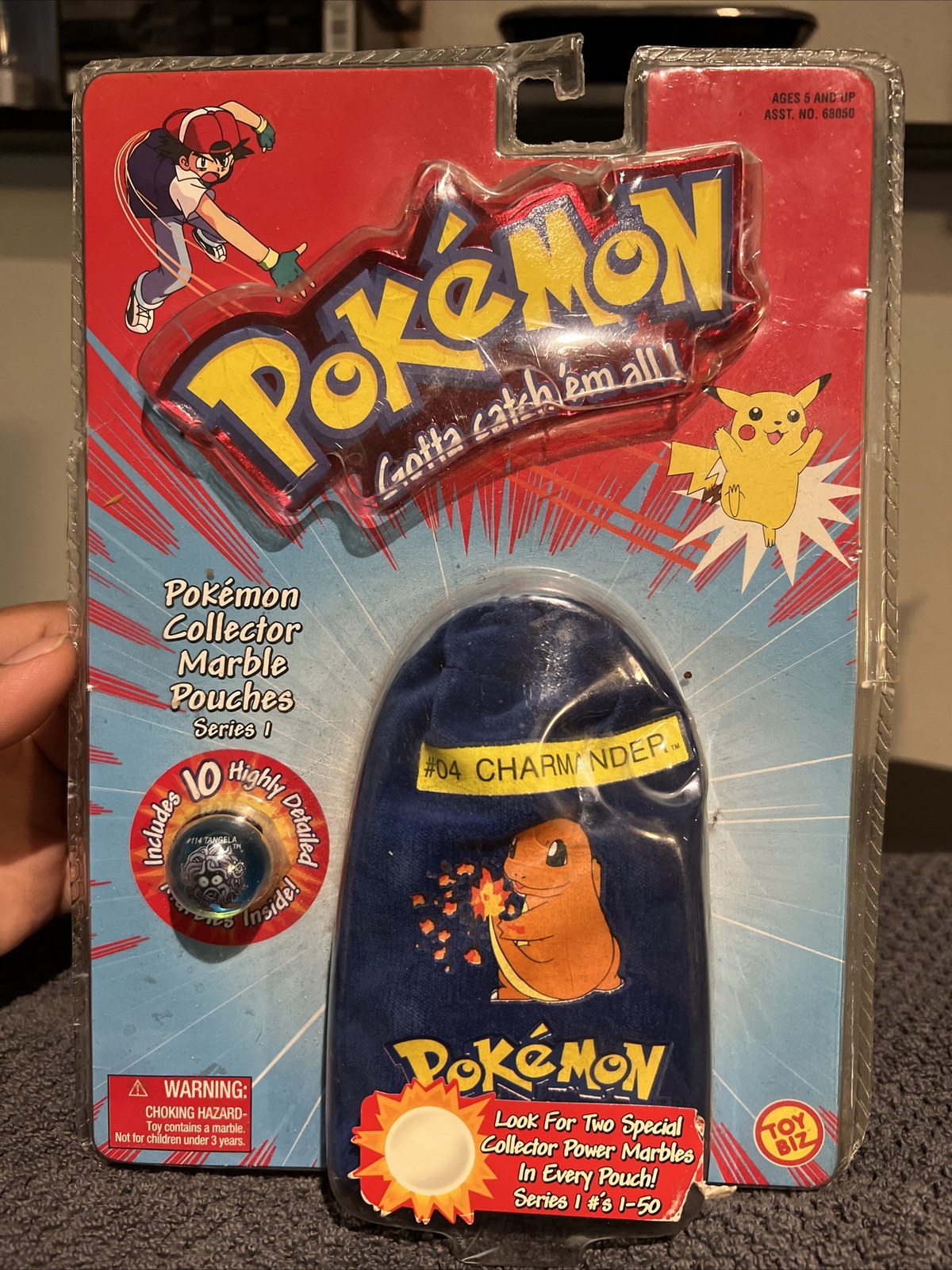 Pokemon Collector Marble Pouch #04 Charmander Blue Pouch Sealed NIB Toy ...
