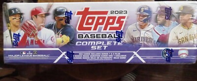 2023 Topps Baseball Complete Factory Set Purple Sealed Chrome Rookie ...