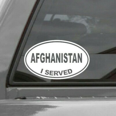I Served Sticker Vinyl Decal Veteran War EURO OVAL Window Decal ...
