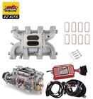 skspeed LS1 Carb Intake Kit-Edelbrock RPM Intake/MSD 6014/Edelbrock 600 ...