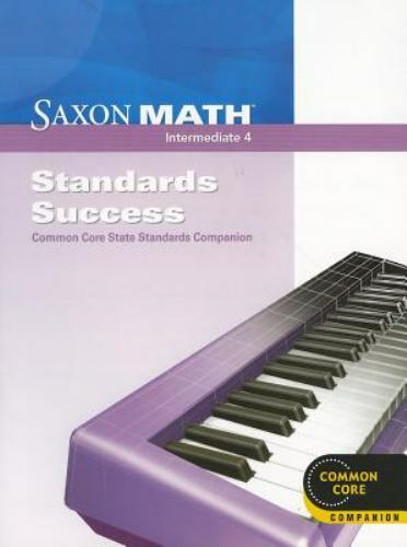 Saxon Math Intermediate 4: Standards Success Book 9780547628158| eBay