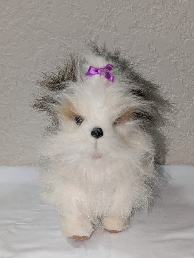 Fur Real Friends Shih Tsu Dog Puppy Plush Interactive Walks Barks Works ...