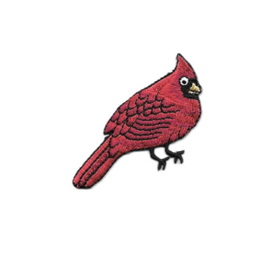 Cardinal - Bird - Bird Watching - Embroidered Iron On Applique Patch | eBay