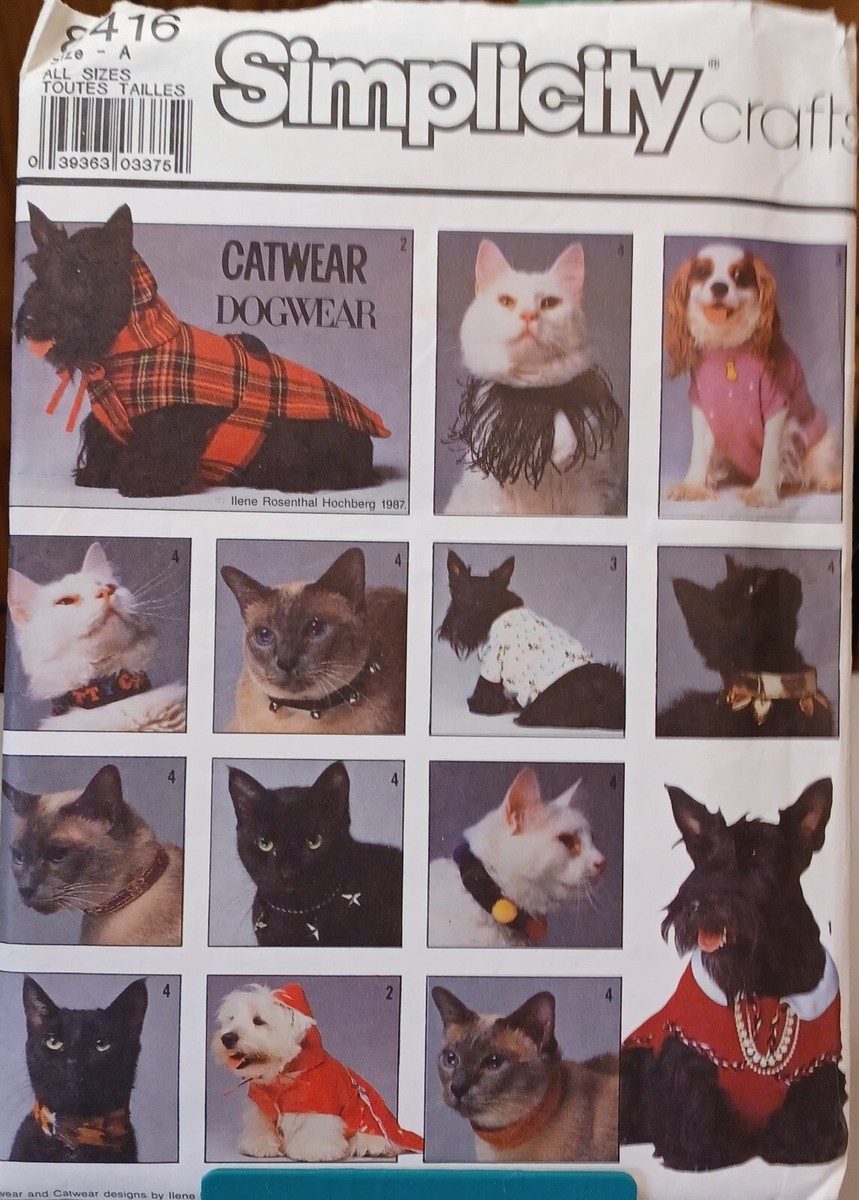 Diy Cat Clothes Patterns